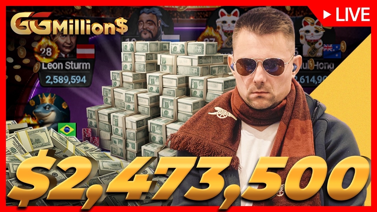 GGPoker: GGMillion$ Final Table mit Leon Sturm und Josef Schusteritsch ...